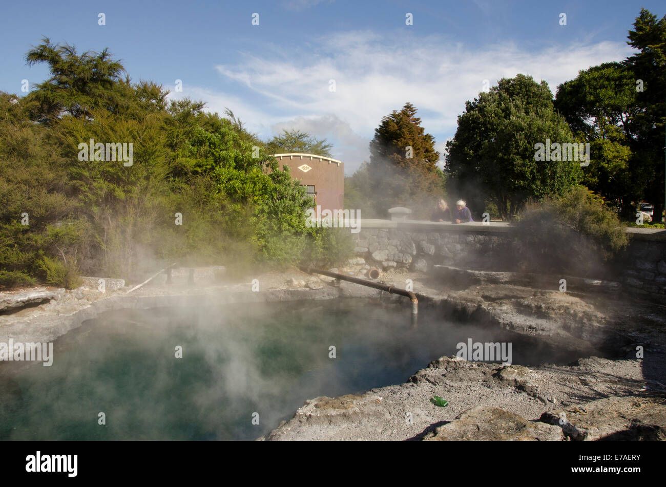 New Zealand, North Island, Rotorua. Rachel Spring aka Whancapipiro ...