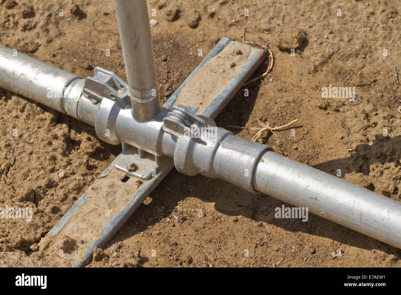 Close up of a water irrigation system Stock Photo - Alamy