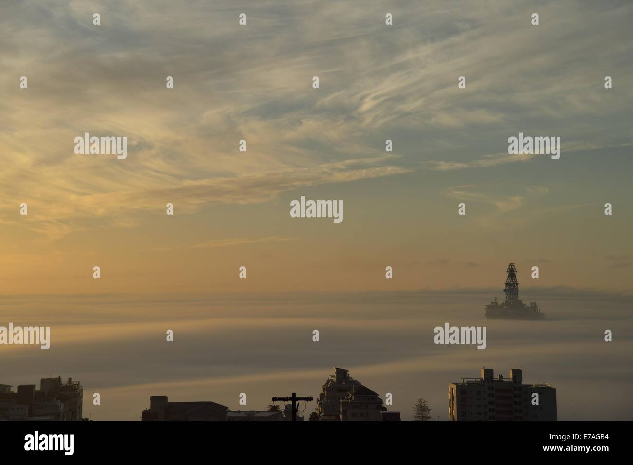 Foggy Sunset #06 Stock Photo - Alamy