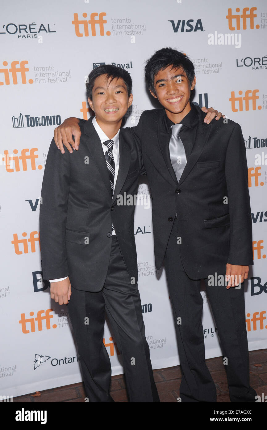 Toronto, Canada. 10th September, 2014. Michael Fung (L) and Alex Fox ...