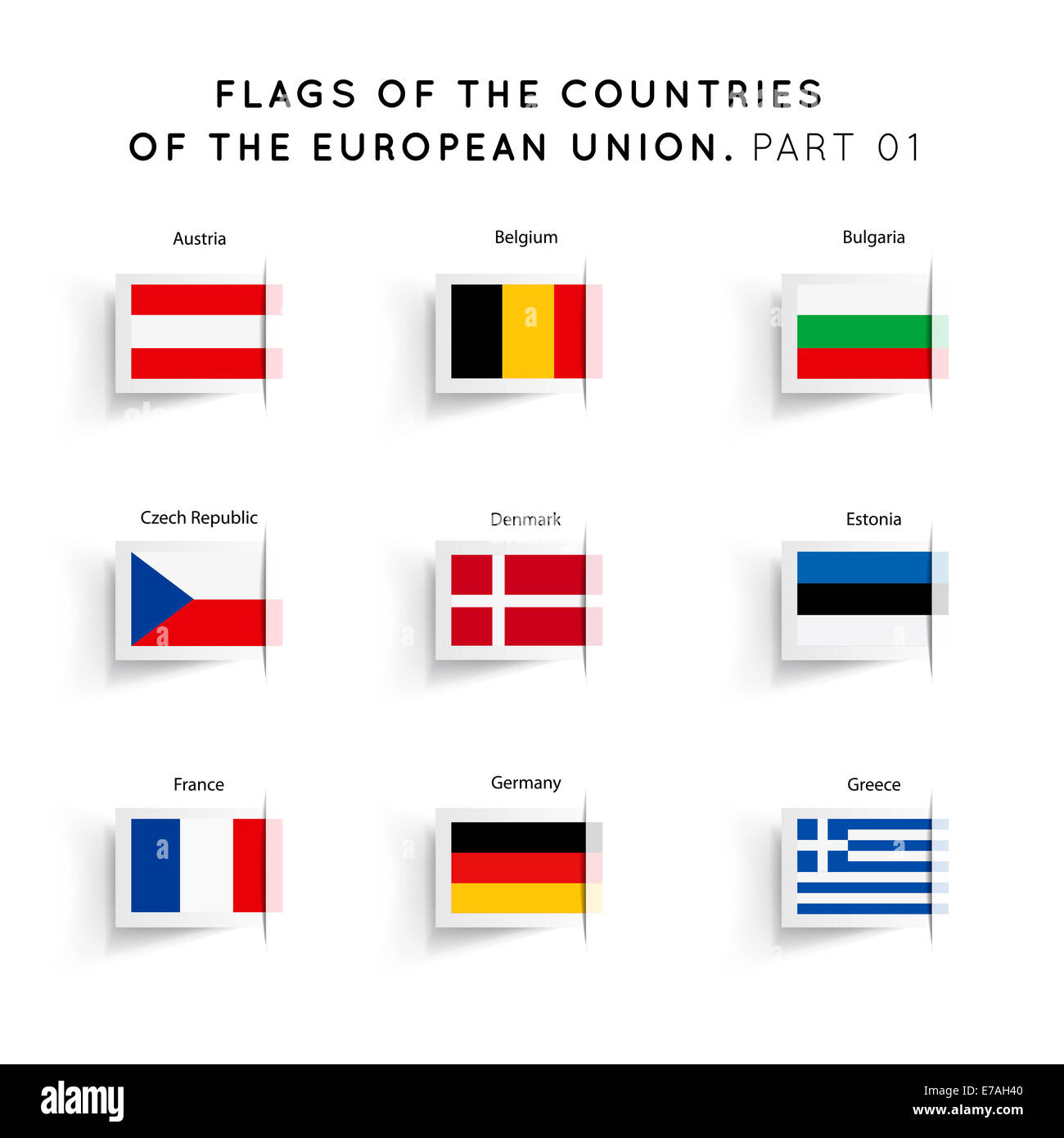 European Union Countries Flag
