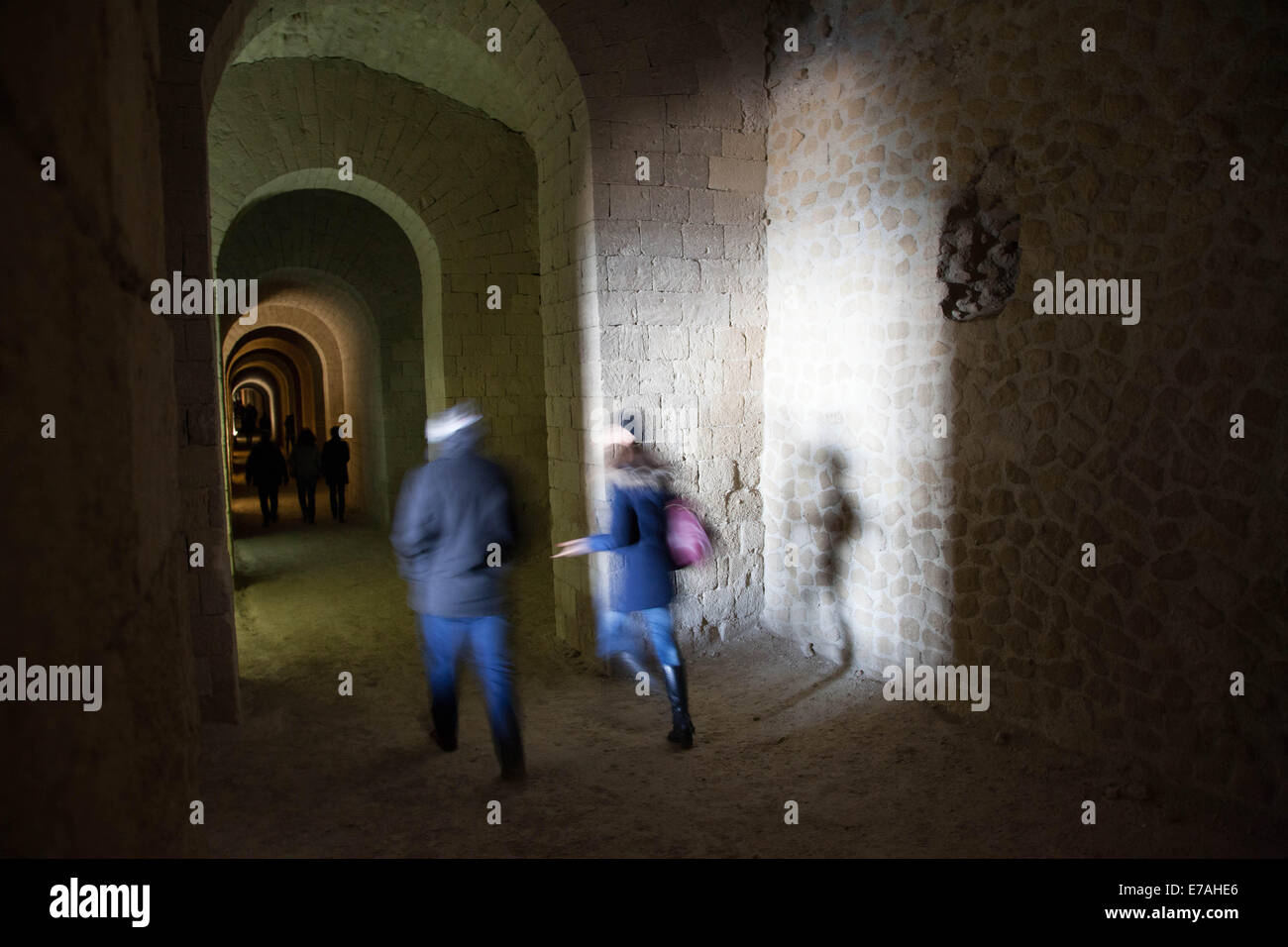 Naples, Cave of Seiano Stock Photo - Alamy