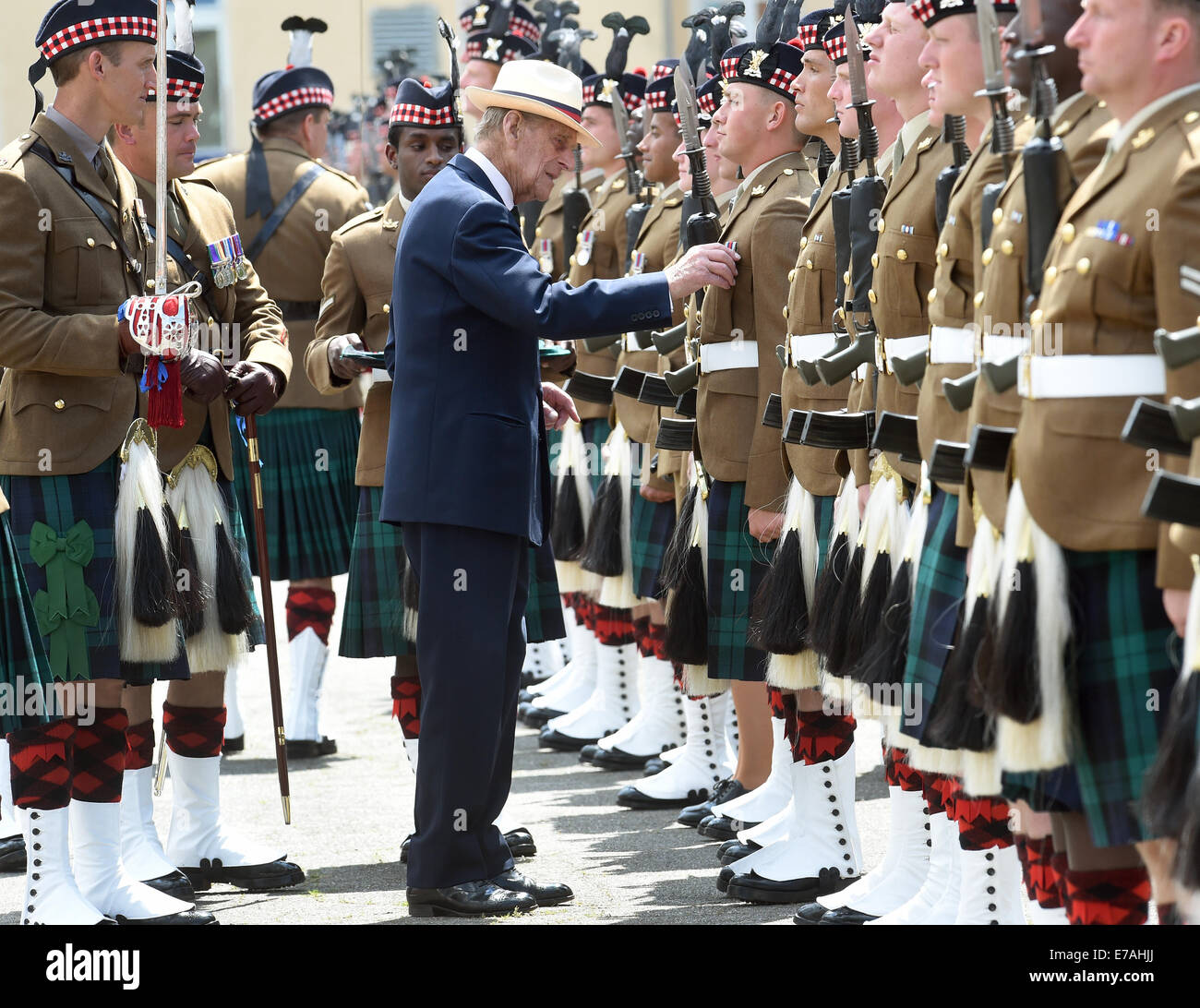 Bad Fallingbostel, Germany. 12th June, 2014. Prince Philip, Duke of ...