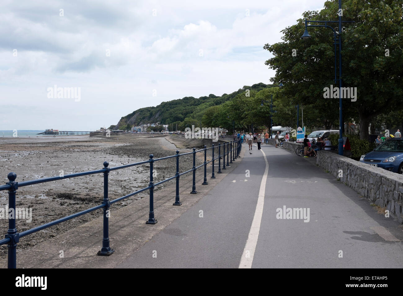 Promenade Mumbles Wales Stock Photo - Alamy