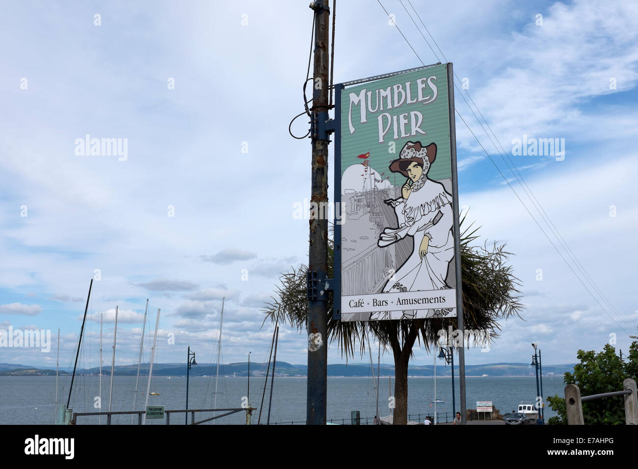 Mumbles Pier Sign High Resolution Stock Photography and Images - Alamy