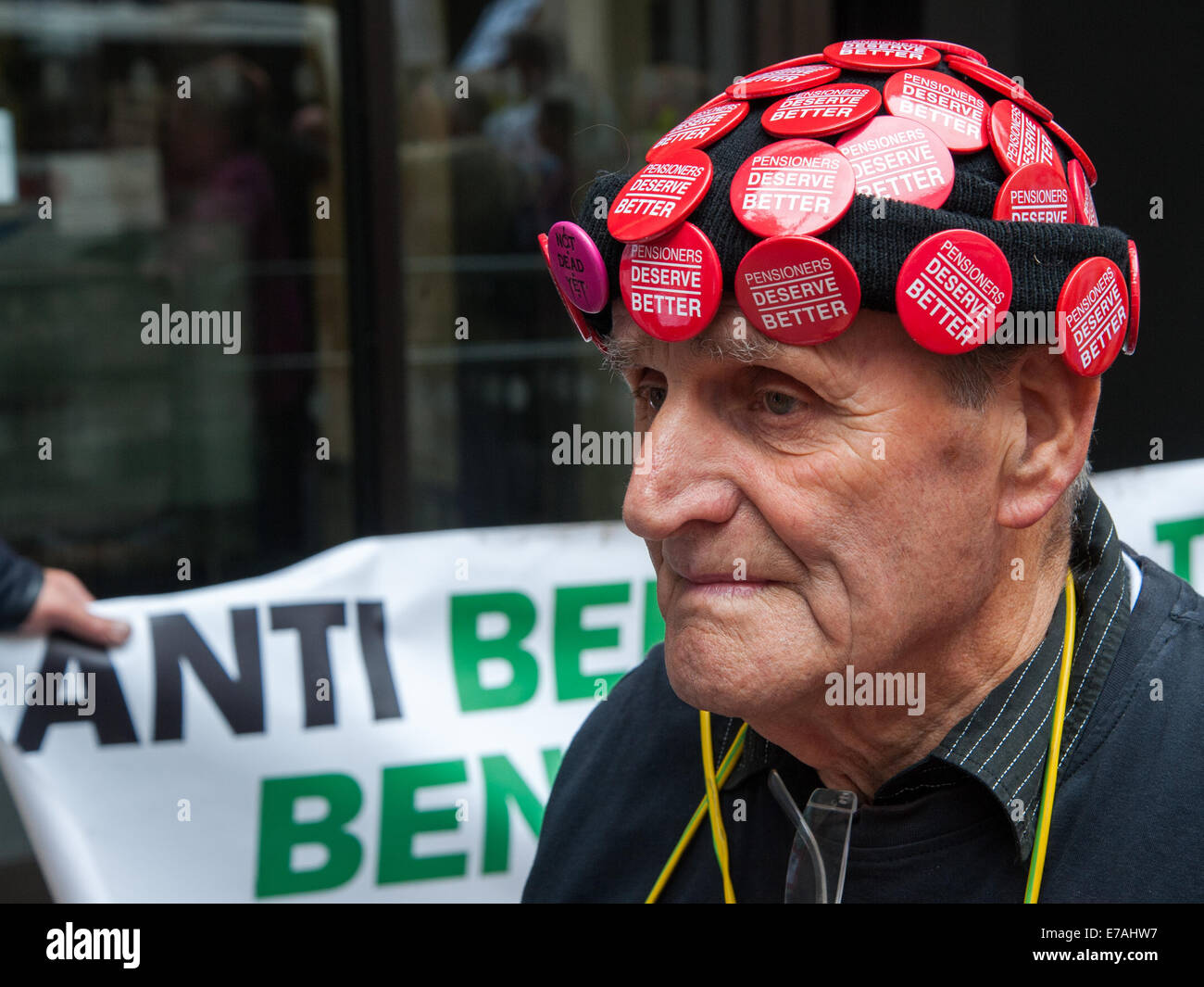 Disabled people wheelchair protest hi-res stock photography and images ...