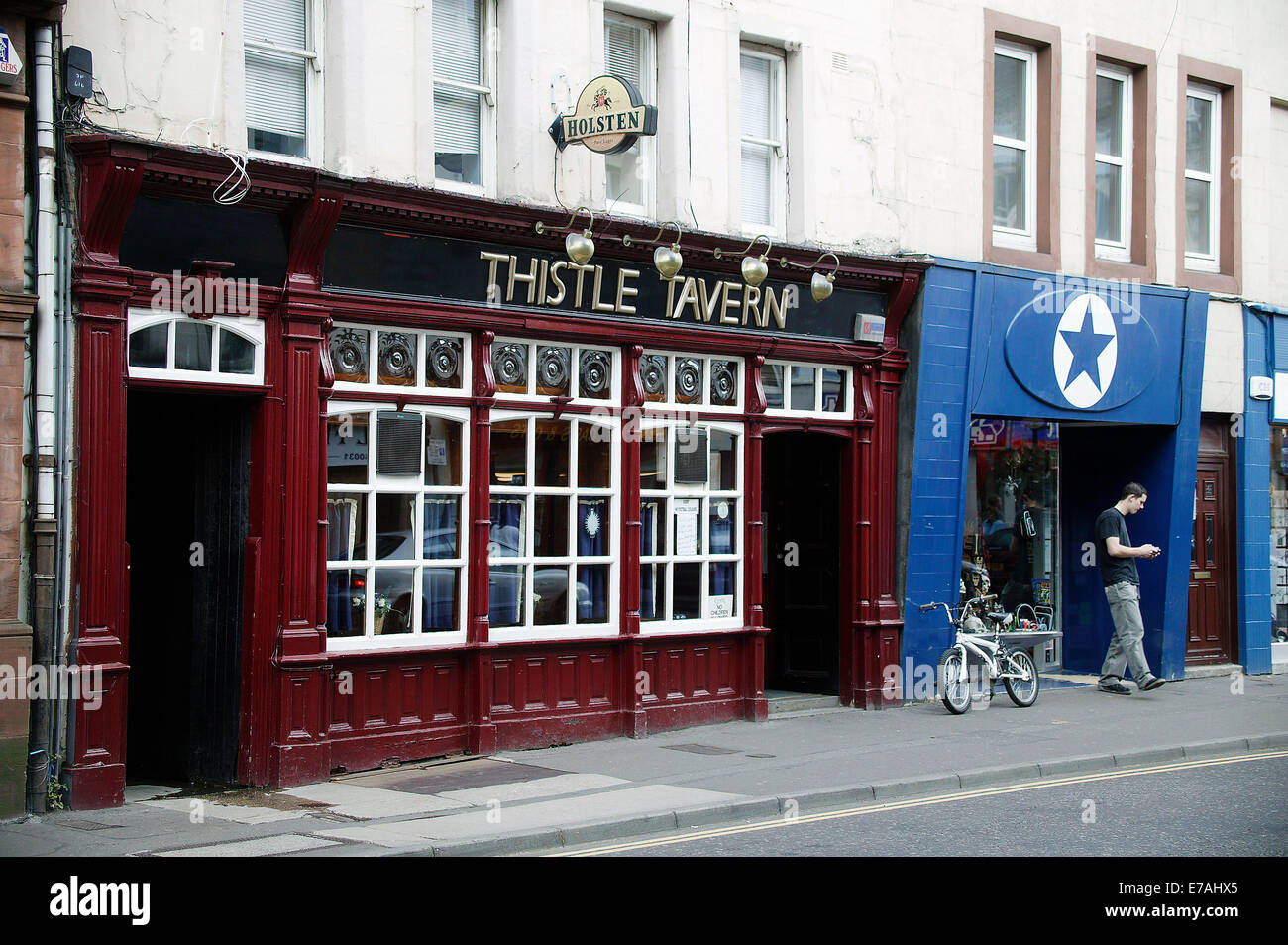 Pub ''Thistle Tavern'', Perth, Scotland Stock Photo - Alamy