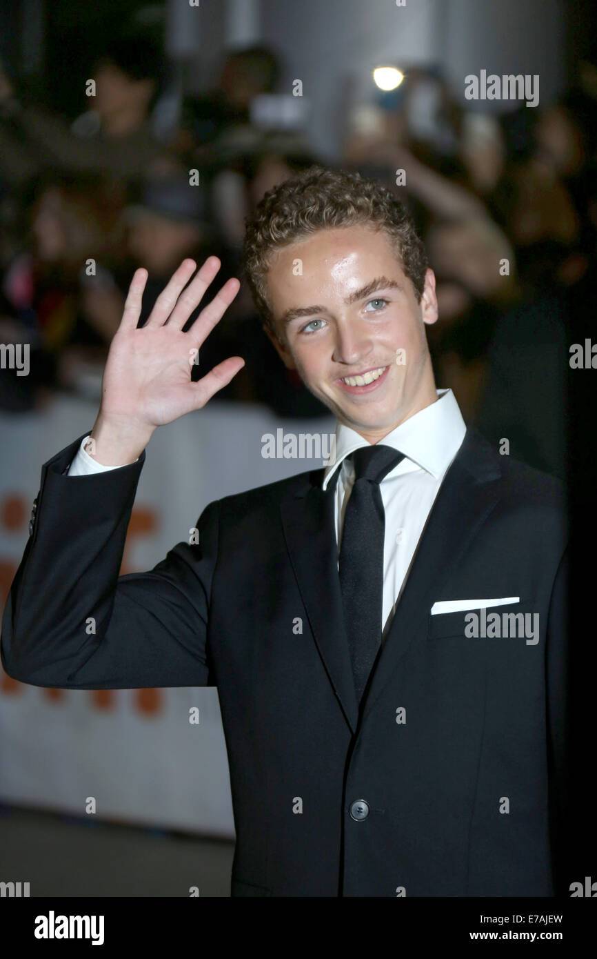 Toronto, Canada. 09th Sep, 2014. Actor Evan Bird attends the premiere ...