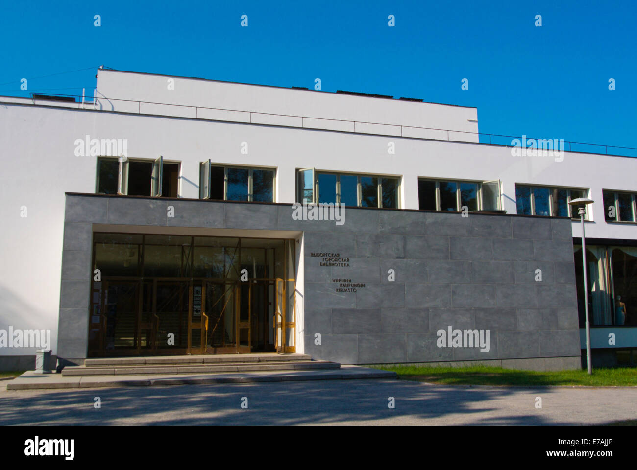 Main library (1935) in functionalist style, designed by Alvar Aalto ...