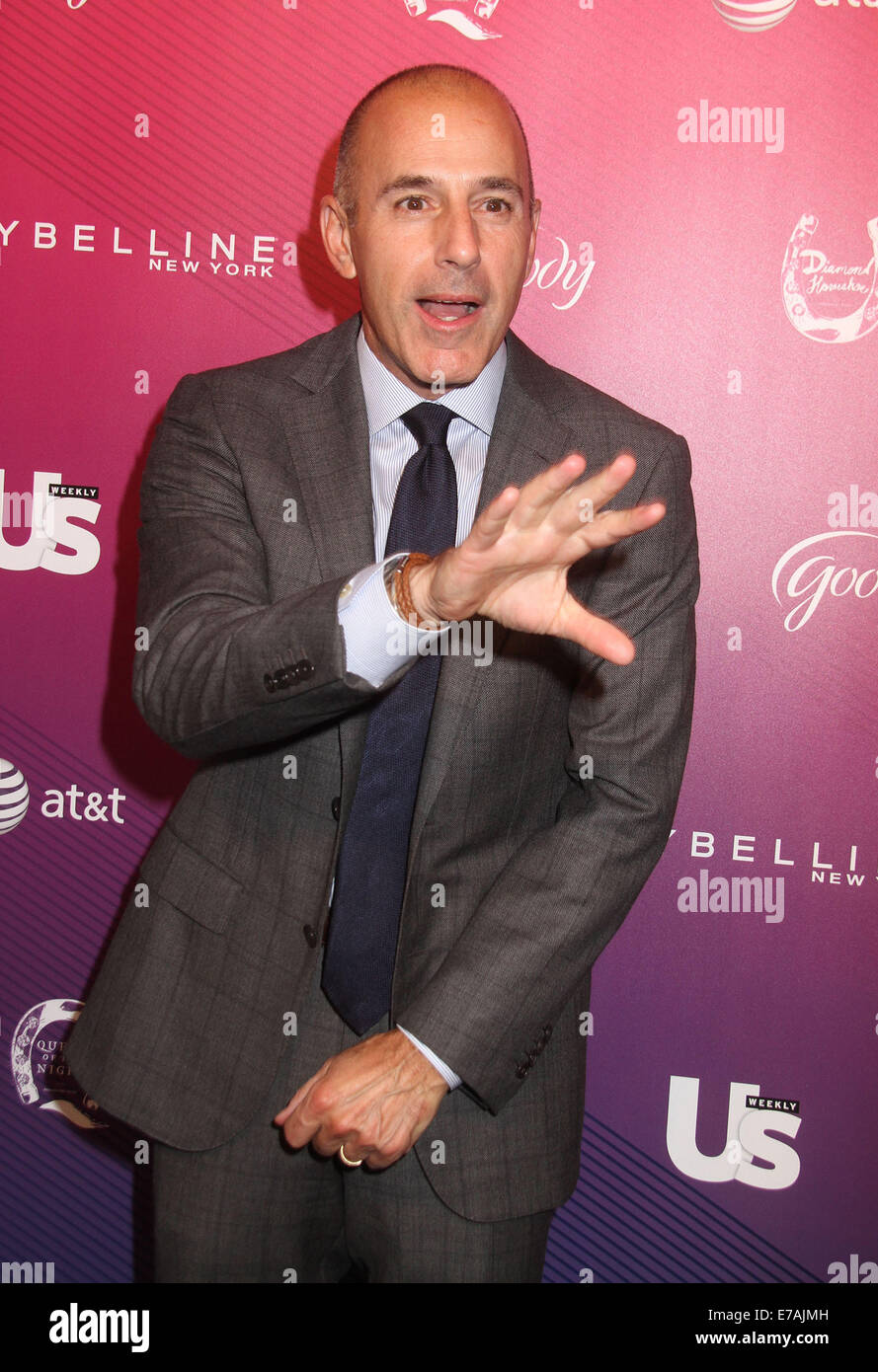 Sept. 10, 2014 - New York, New York, U.S. - 'Today' show anchor MATT ...