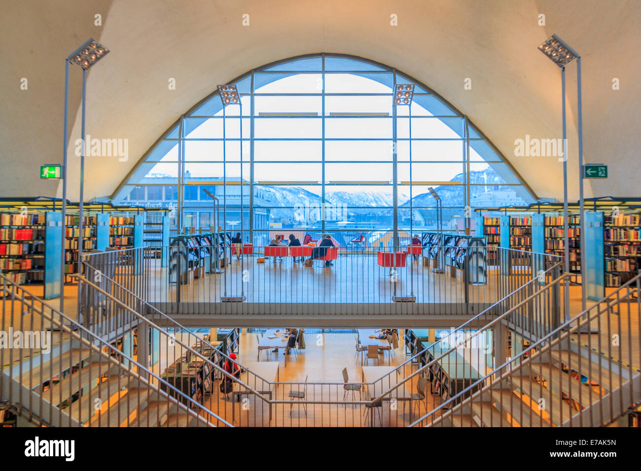 Public Library and archive, City of Tromsø Stock Photo - Alamy