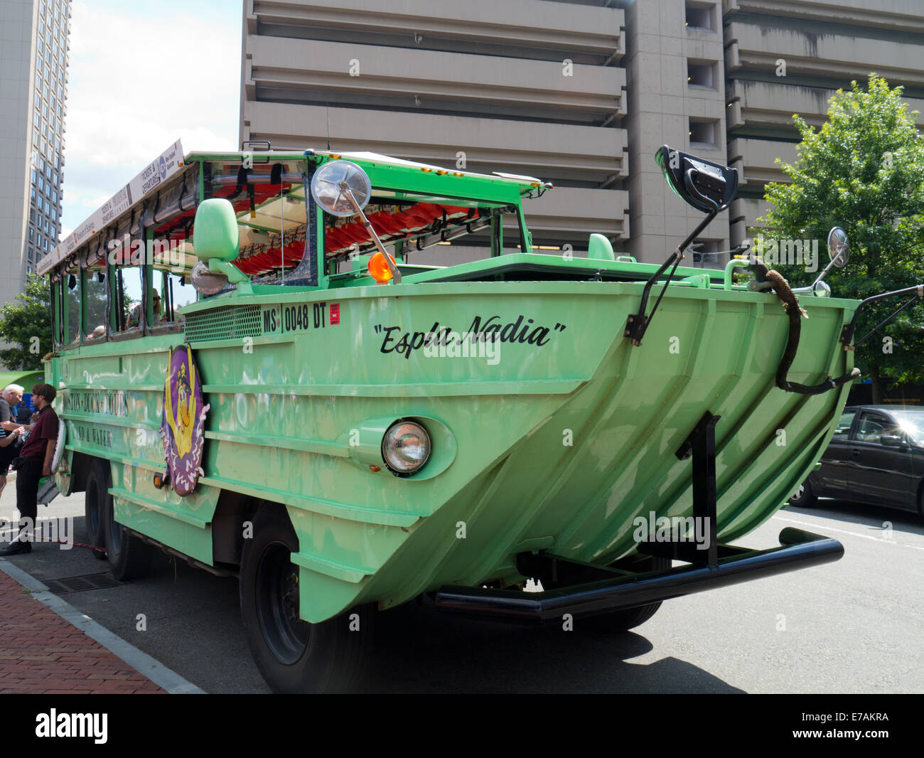 DUCK tour amphibious tourist vehicle Boston Massachusetts, USA Stock ...