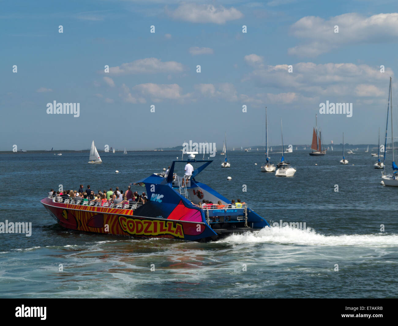 Codzilla speed boat Boston Harbor, Boston, Massachusetts, USA Stock ...