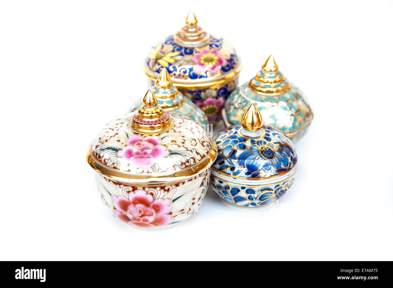 china ware porcelain on white background Stock Photo - Alamy