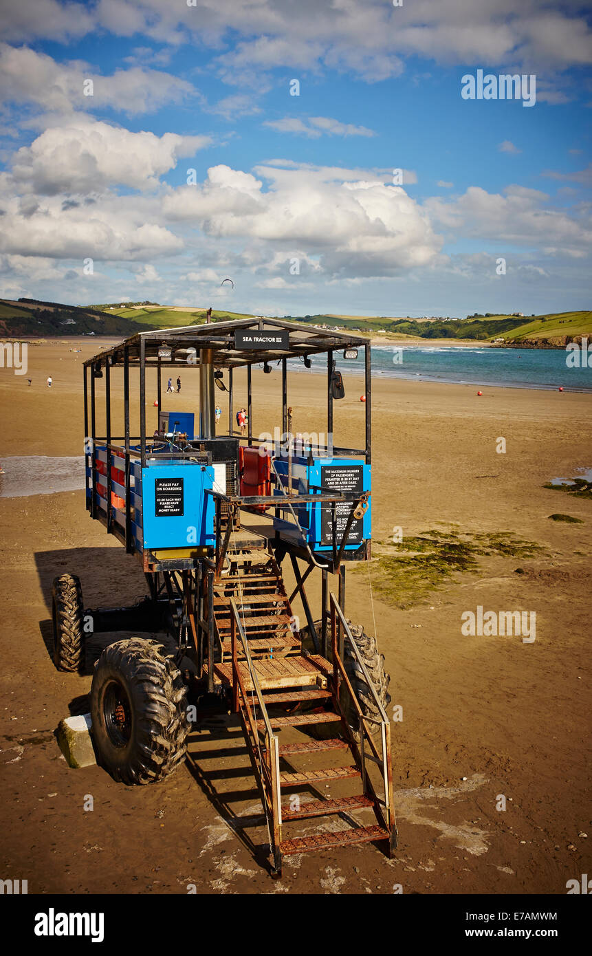 The Sea Tractor, Burgh Island, Bigbury On Sea, South Devon, England, UK ...