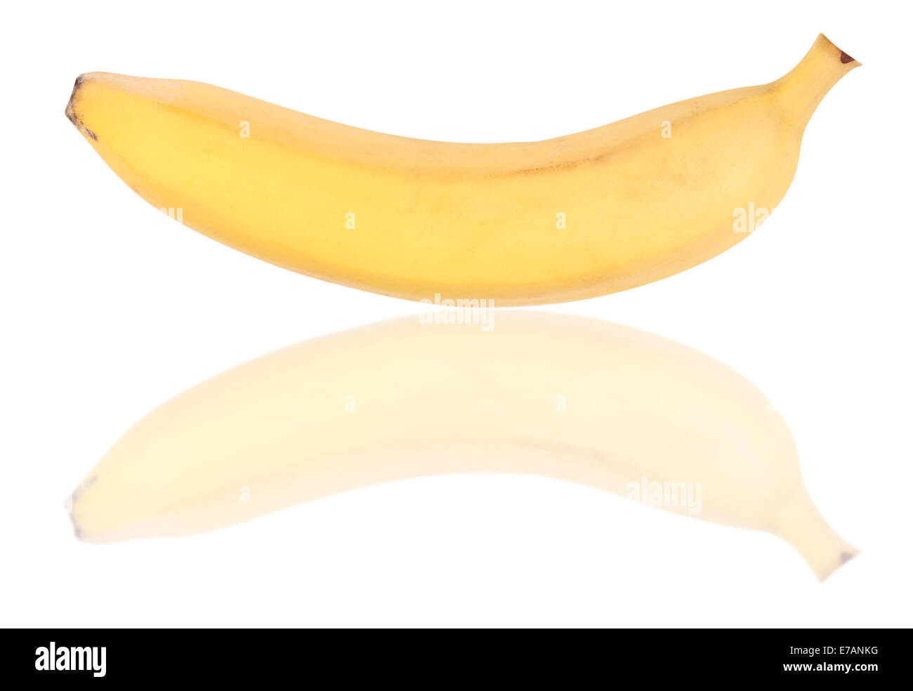 Yellow Banana Isolated Stock Photo - Alamy