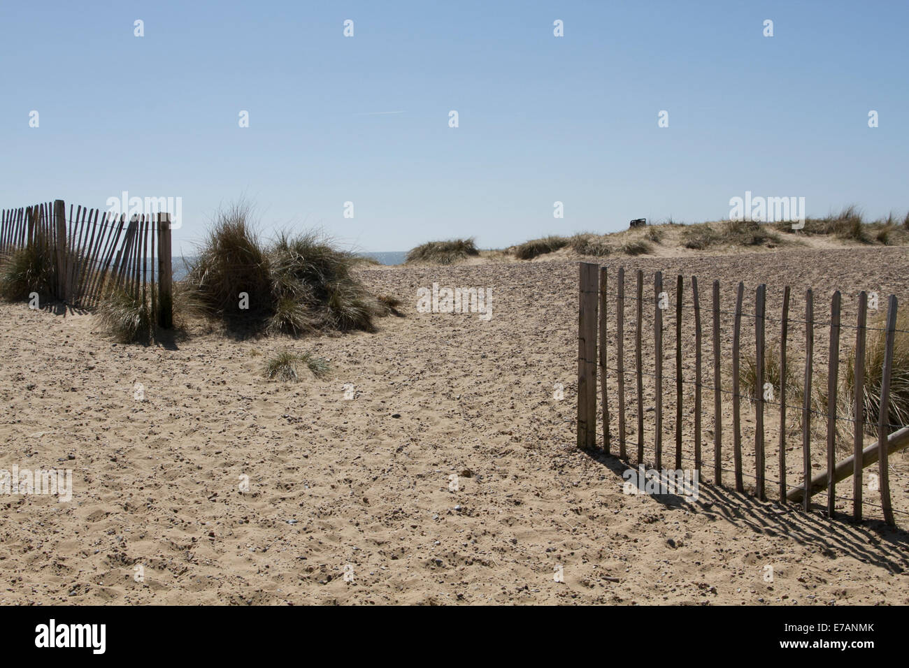 Beach scene, Warbleswick, Suffolk, U.K Stock Photo - Alamy