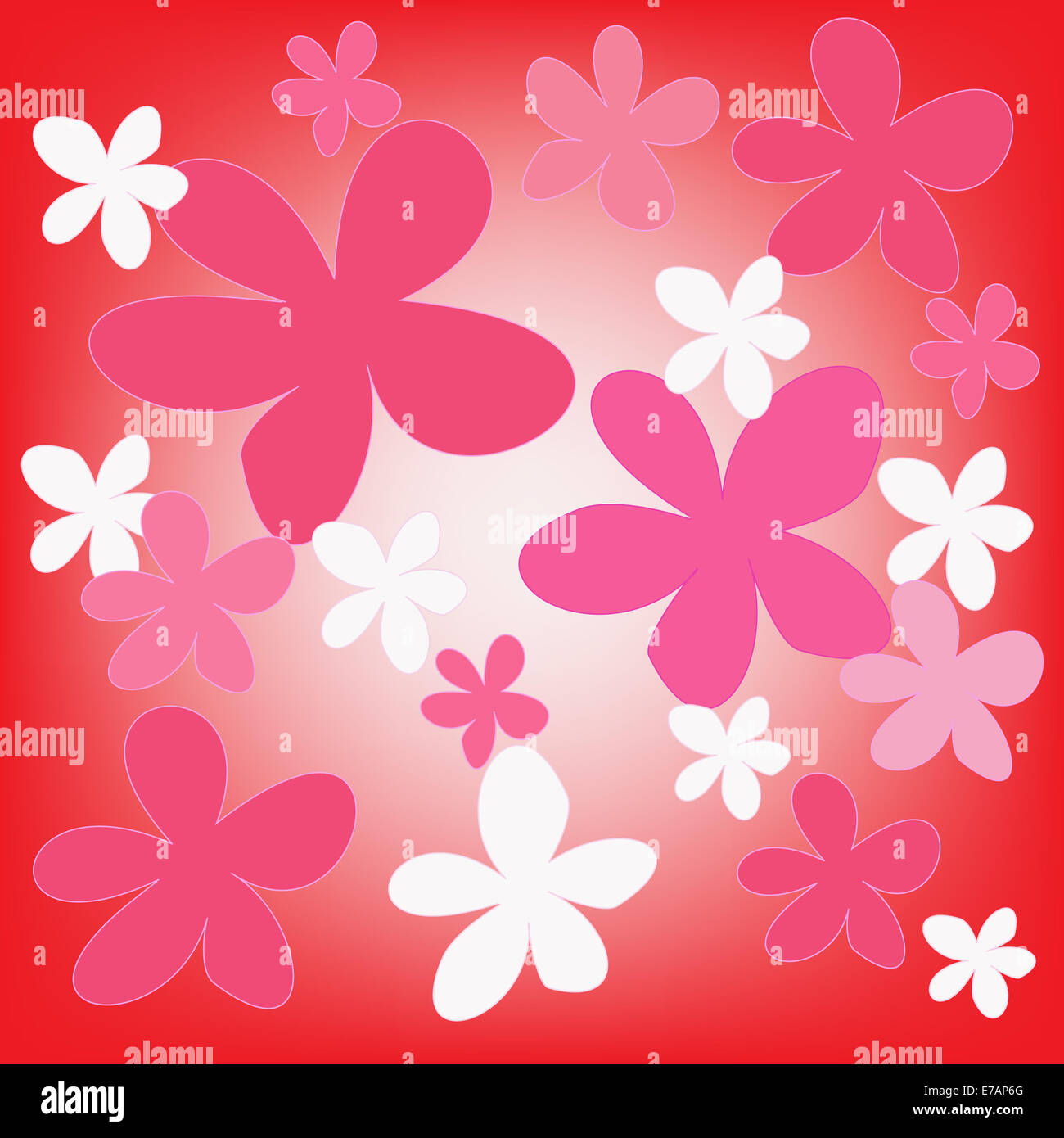 Abstract red flower hi-res stock photography and images - Alamy