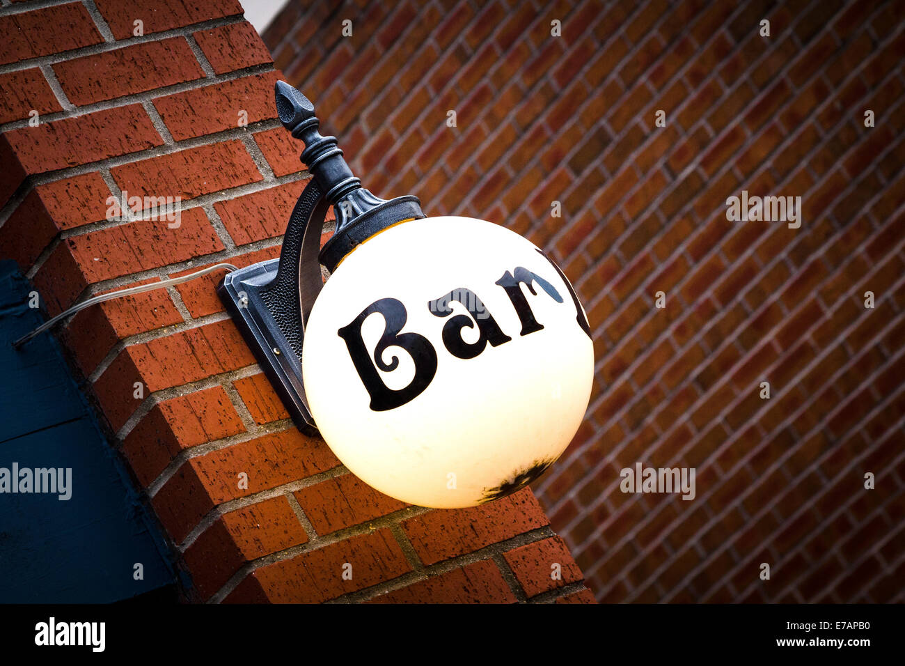 A vintage antique bar sign seen on Beale Street in Memphis, Tennessee ...