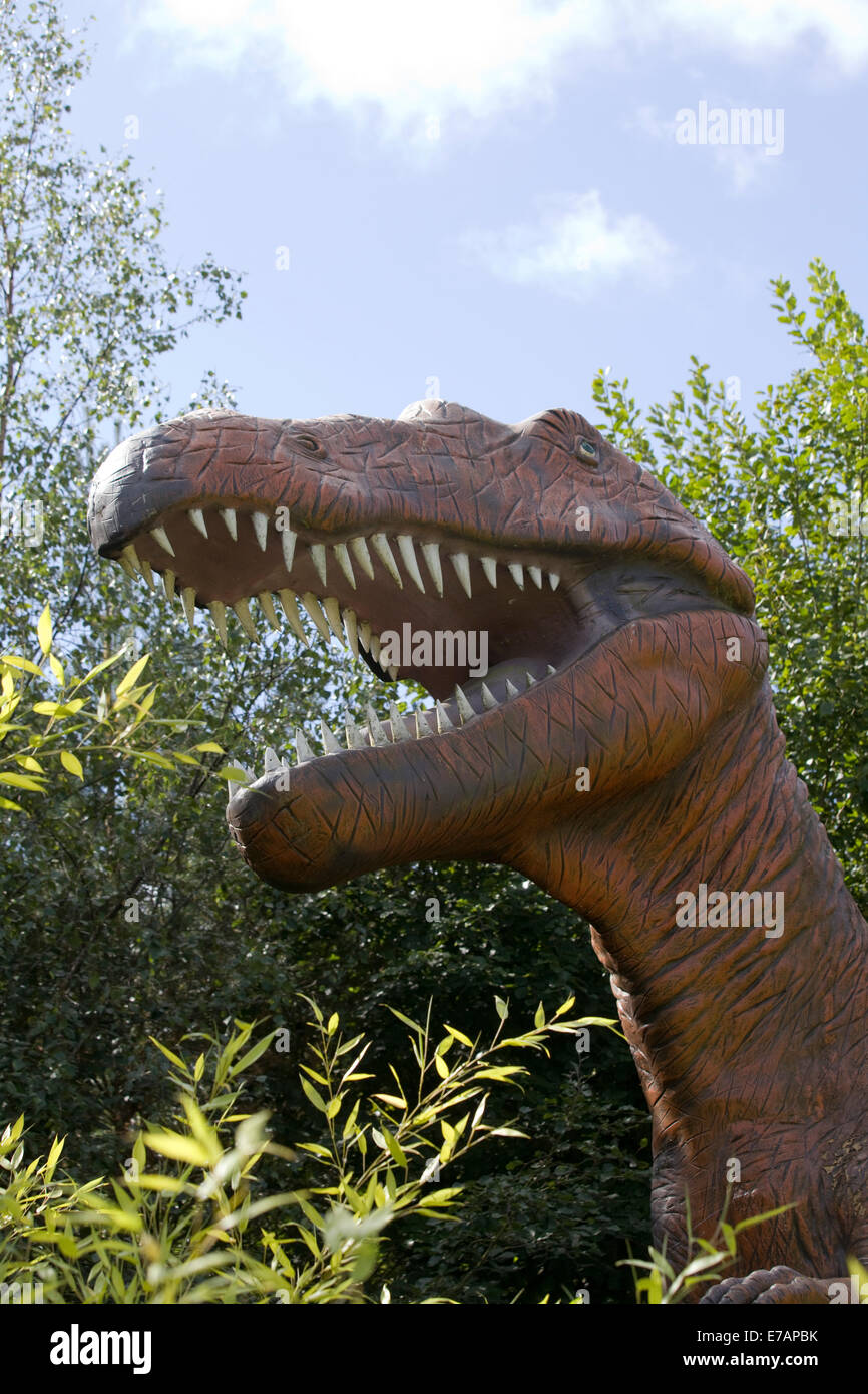 Tyrannosaurus statue hi-res stock photography and images - Alamy