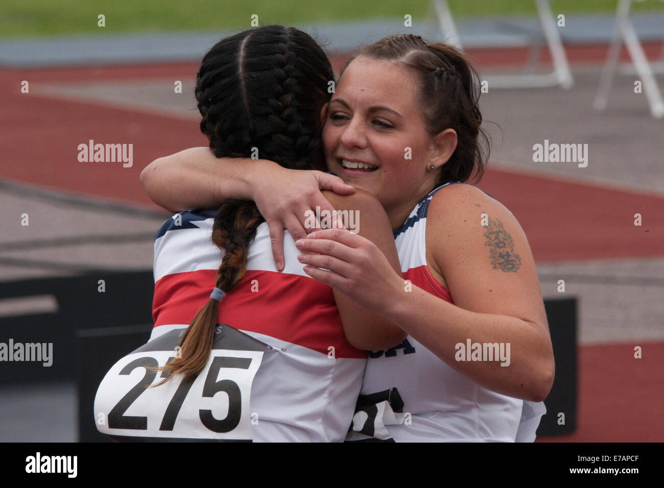 Lee Valley Athletic Centre, London, September 11th 2014. Melissa Coduti ...