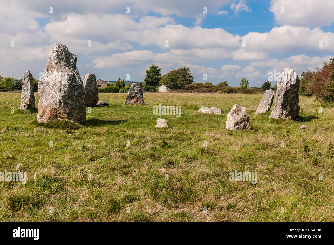 Duloe stone circle hi-res stock photography and images - Alamy