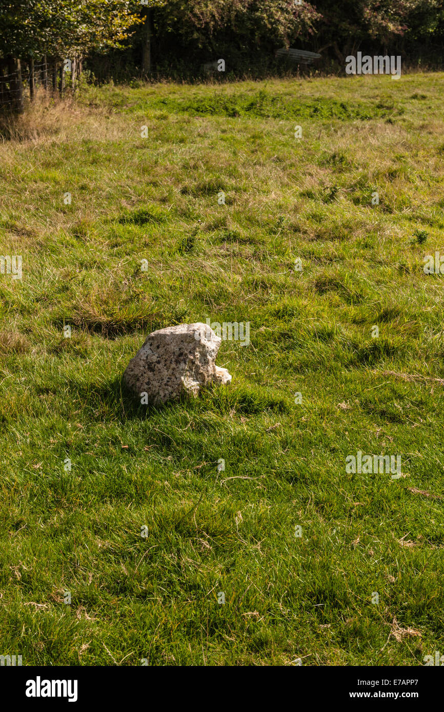 DULOE STONE CIRCLE, DULOE, CORNWALL, BRONZE AGE, ENGLAND, BRITAIN Stock ...