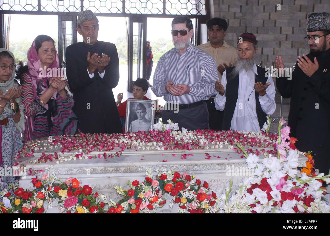 Karachi, Pakistan. 11th Sep, 2014. Members of Jinnah family are ...