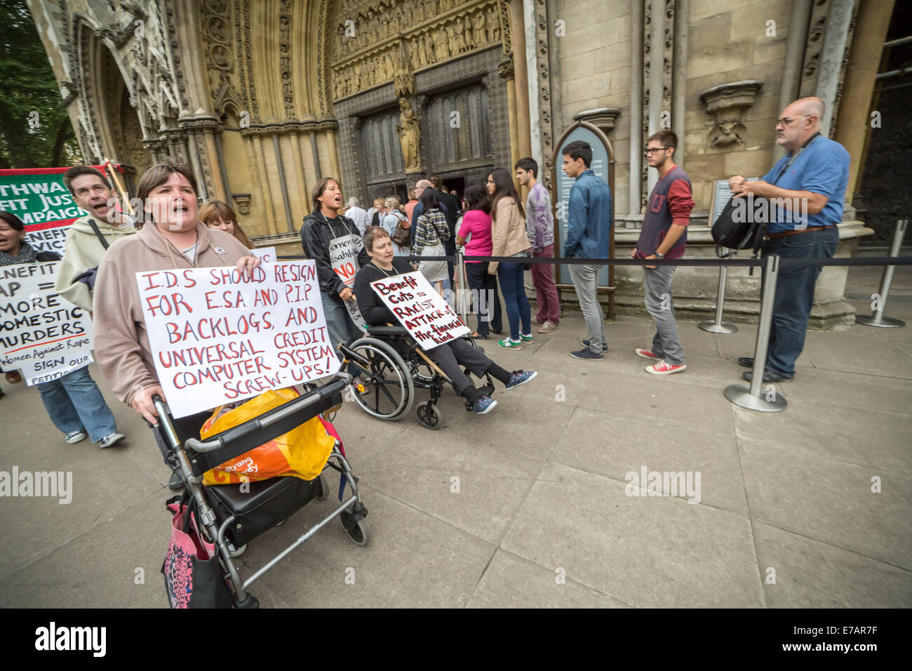 London, UK. 11th Sept, 2014. Disabled People Against Cuts (DPAC ...