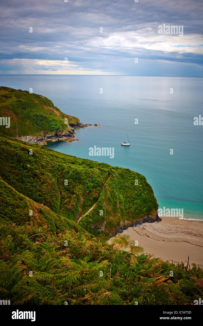 Lantic Bay, Fowey, South West Coast Path, South Cornwall, South West ...
