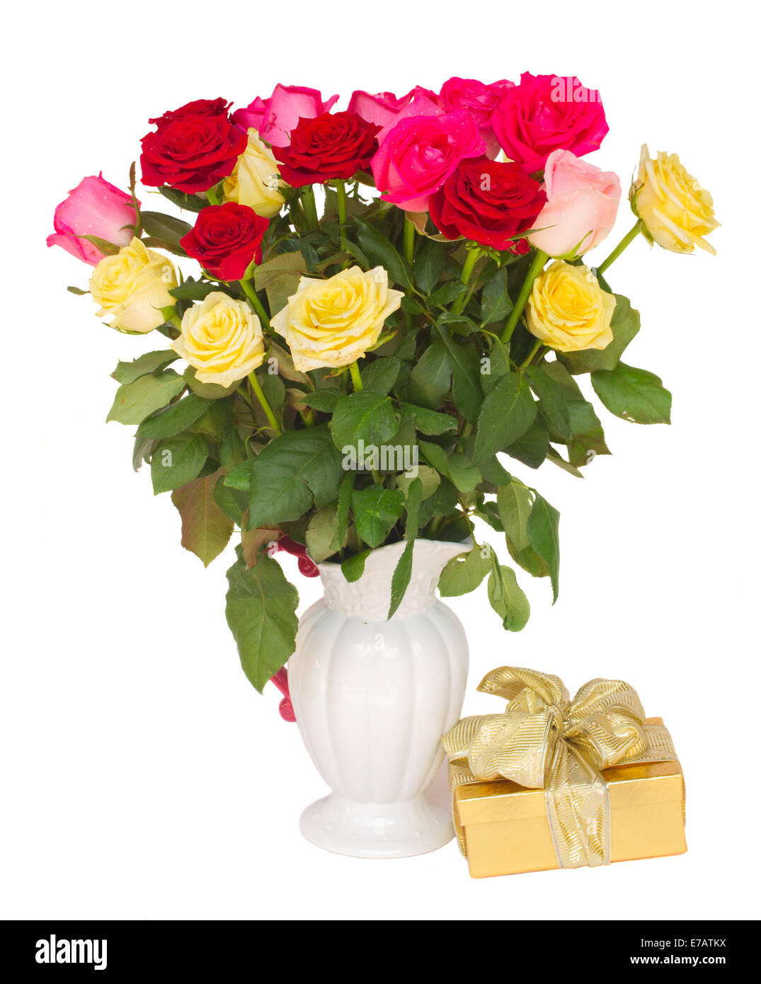 Multicolored roses Cut Out Stock Images & Pictures - Alamy