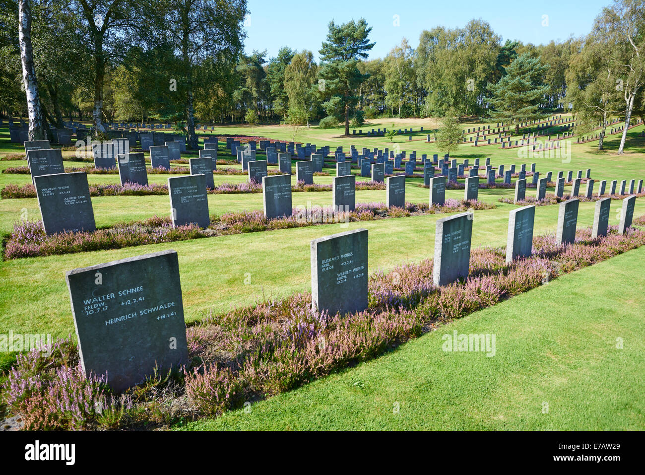 German Military Cemetery Staffordshire High Resolution Stock ...