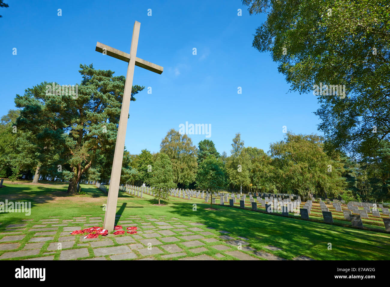 Cannock Chase German Military Cemetery Cannock Staffordshire UK Stock ...