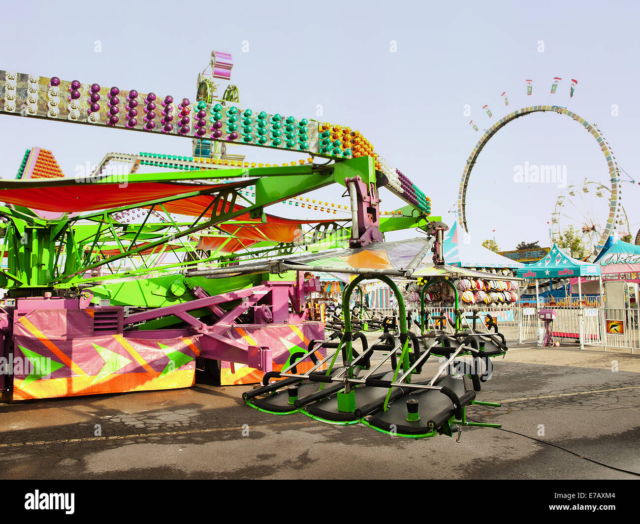 state fair midway Stock Photo - Alamy