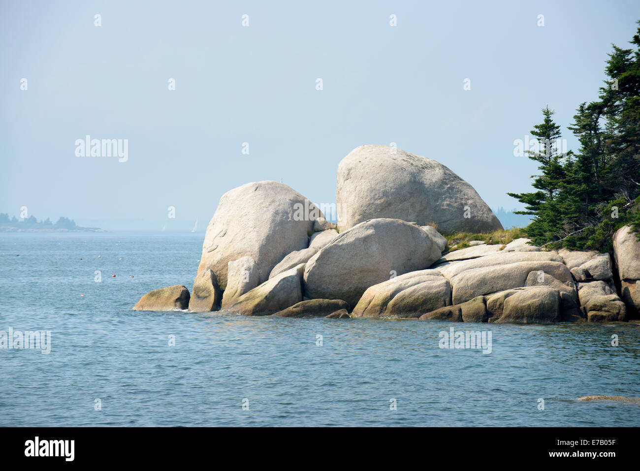Rugged coastal island near Stonington, Maine . USA Stock Photo - Alamy
