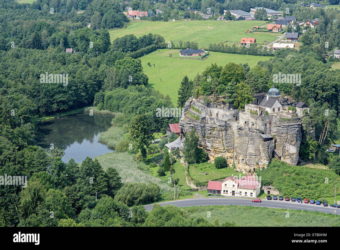 Sloup castle in North Bohemia Stock Photo - Alamy