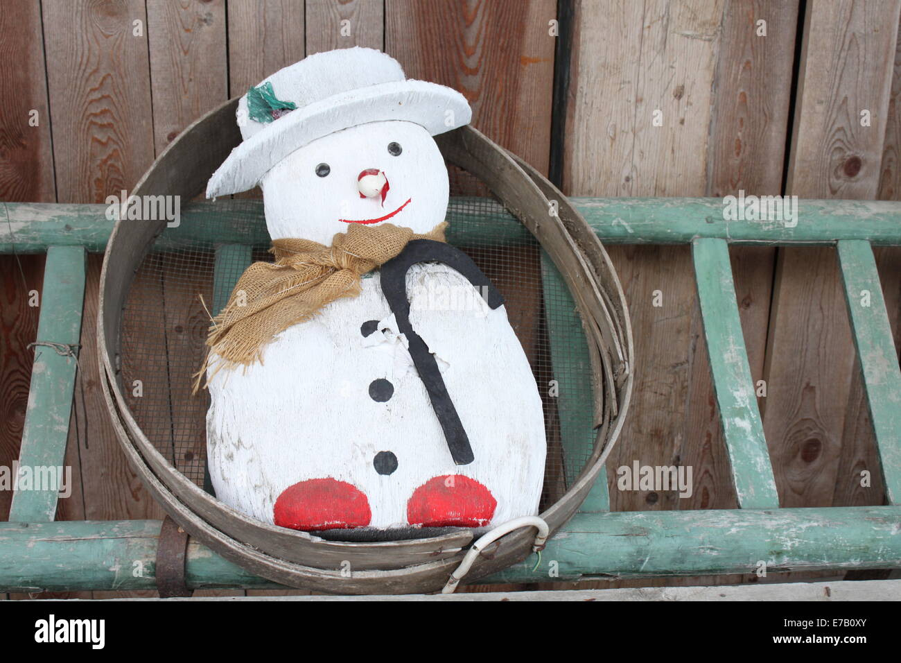Wood ladder hi-res stock photography and images - Alamy