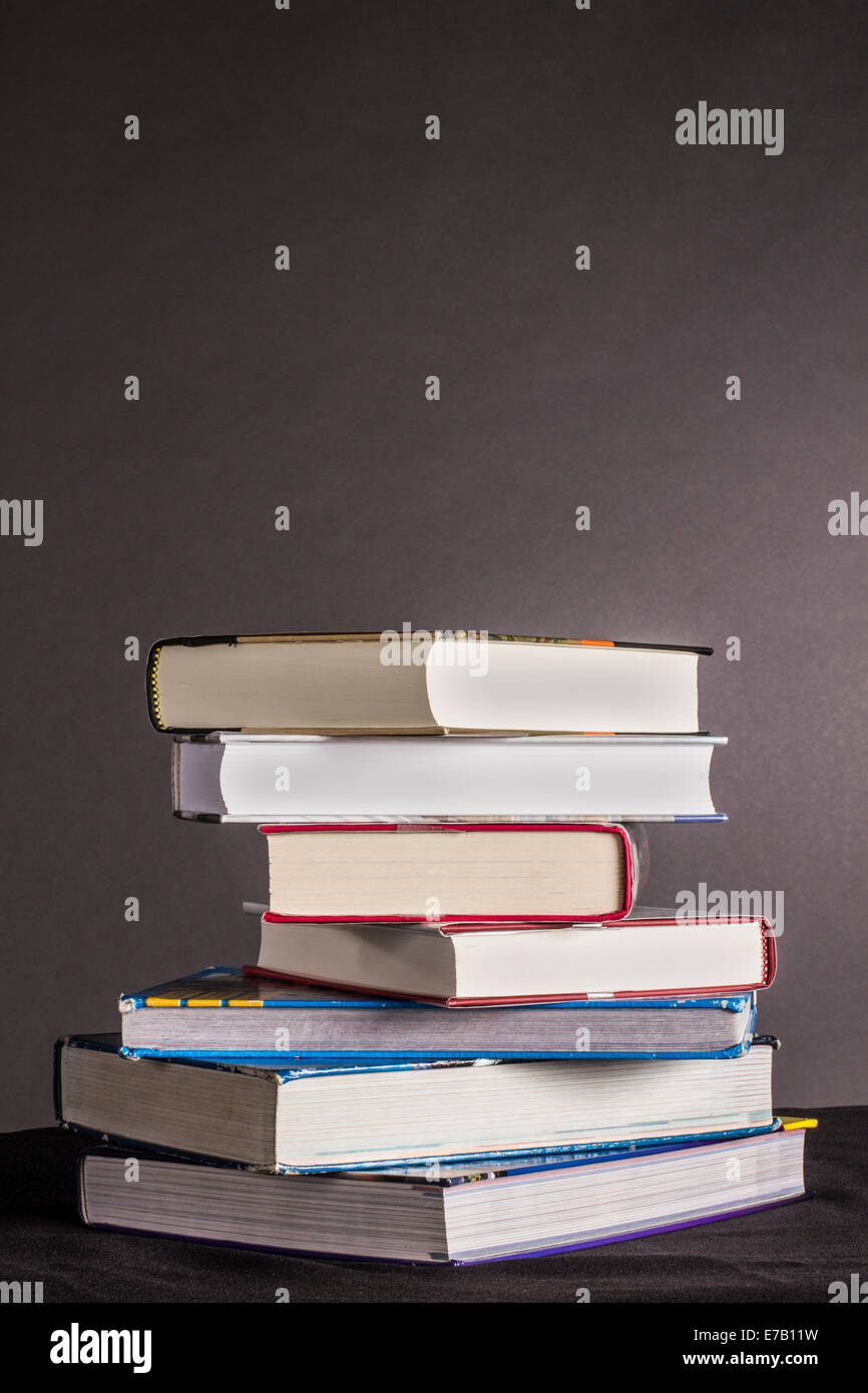 Stack of textbooks hi-res stock photography and images - Alamy