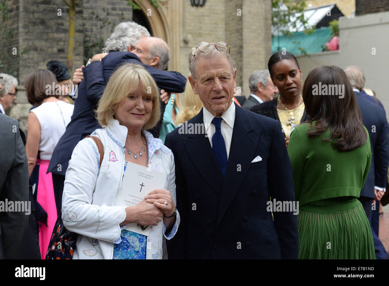 London, UK. 11th Sep, 2014. Family and celebrity friends attend a ...