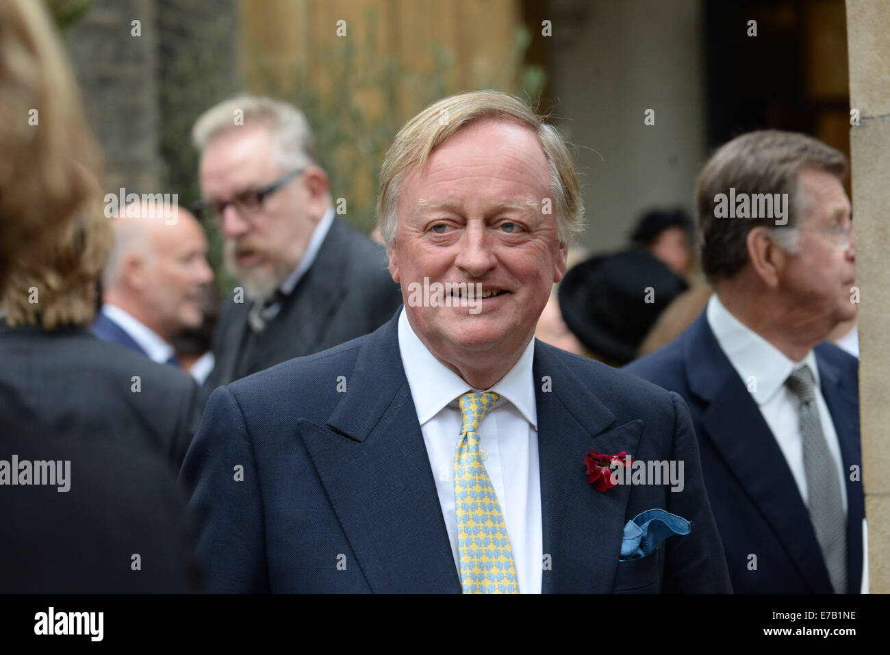 London, UK. 11th Sep, 2014. Family and celebrity friends attend a ...
