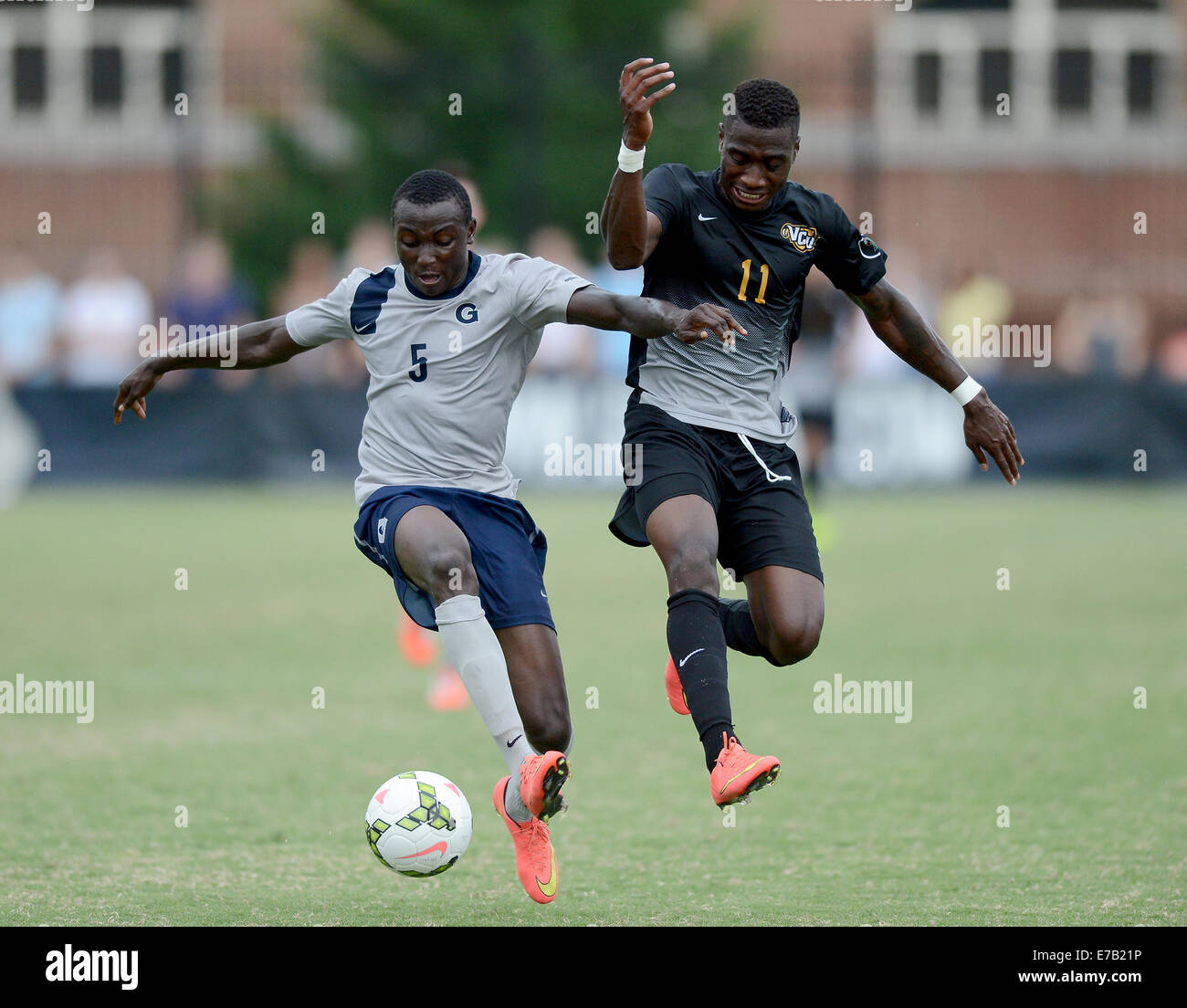 Washington, DC, USA. 11th Sep, 2014. 20140911 - Georgetown defender ...