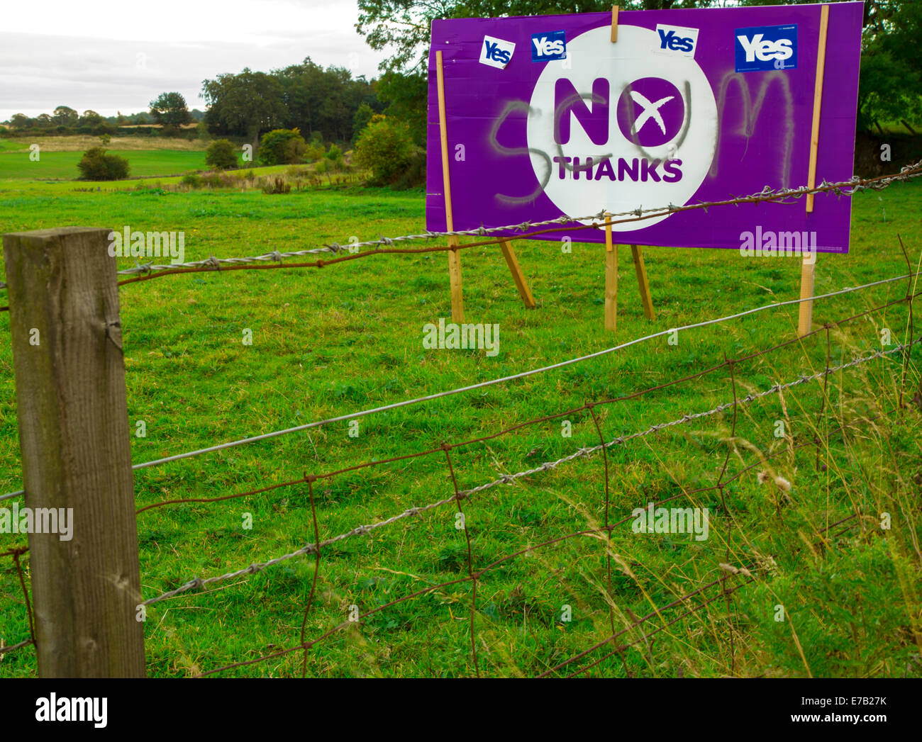 Campaign sign, for no campaign Stock Photo - Alamy