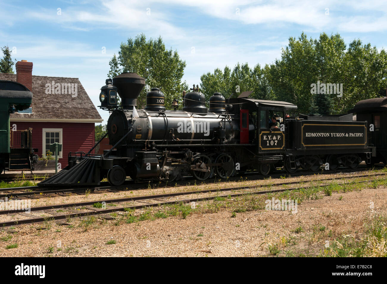 Elk203-5411 Canada, Alberta, Edmonton, Fort Edmonton, 1920 Street ...