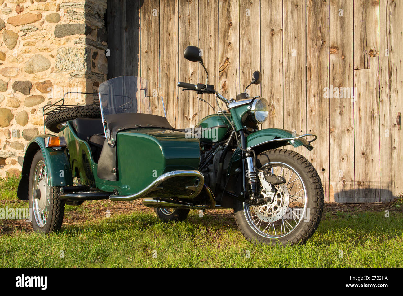Sidecar antique motorcycle with sidecar hi-res stock photography and ...