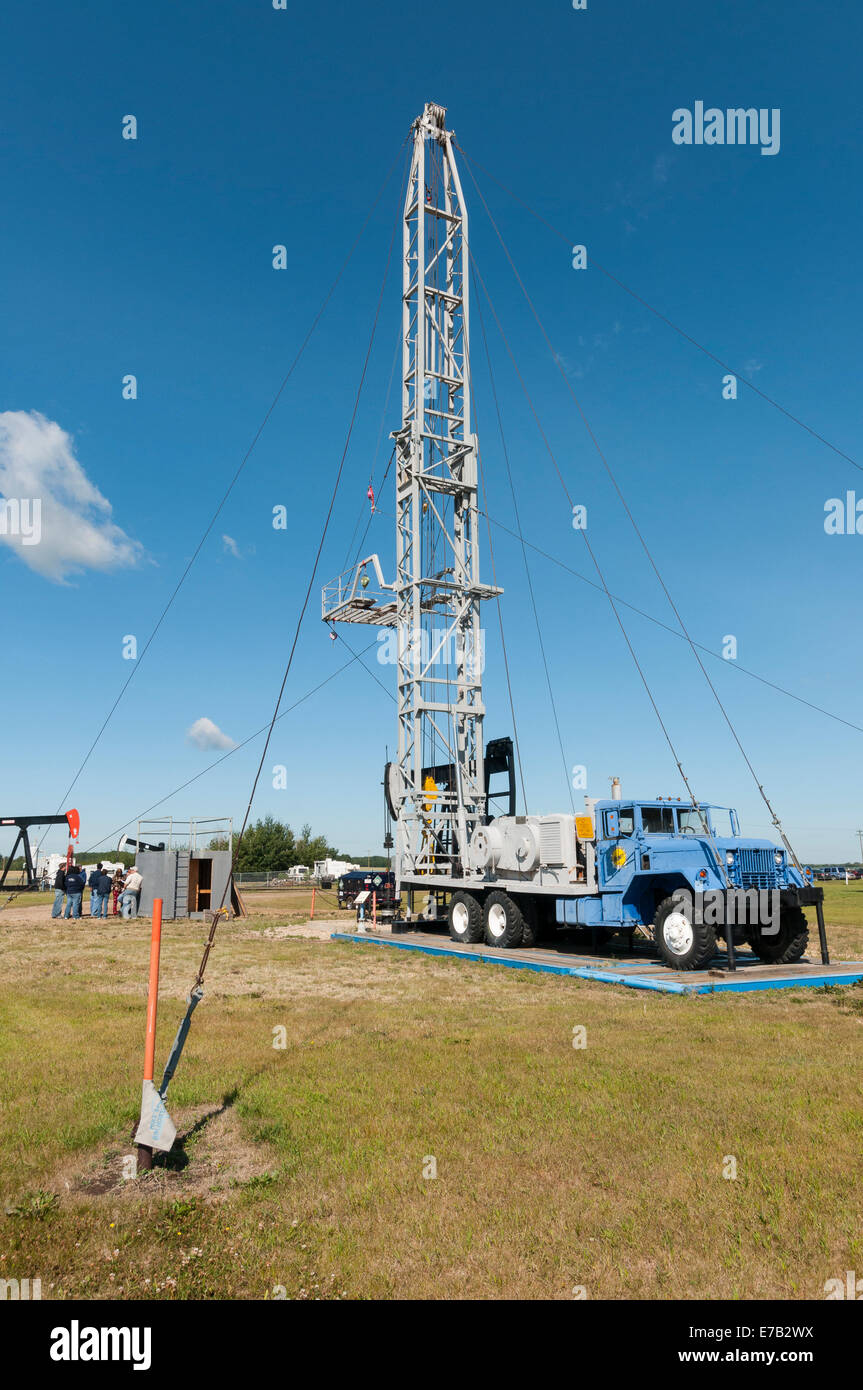 Elk203-5480v Canada, Alberta, Devon, Canadian Petroleum Discovery ...