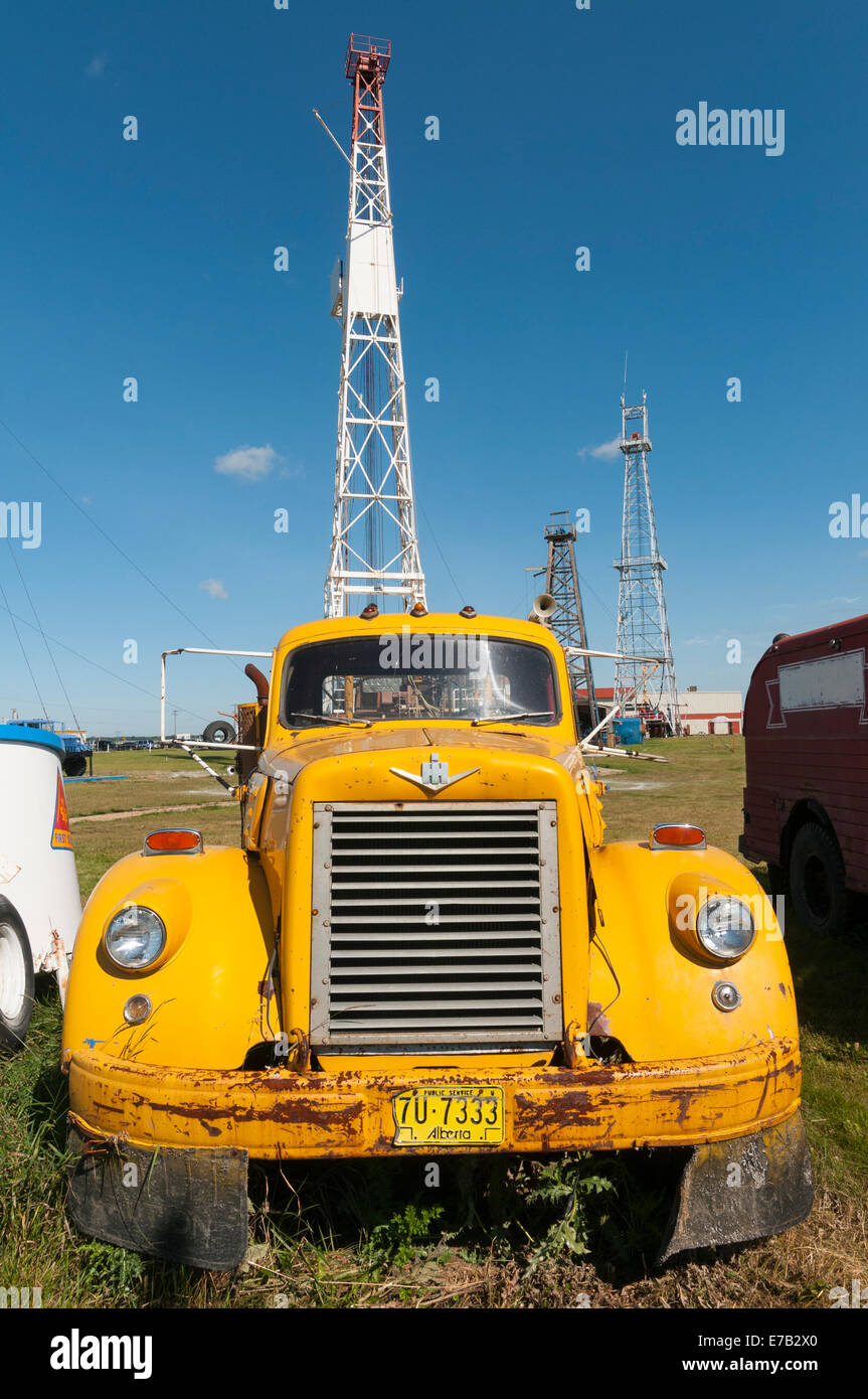 Elk203-5483v Canada, Alberta, Devon, Canadian Petroleum Discovery ...