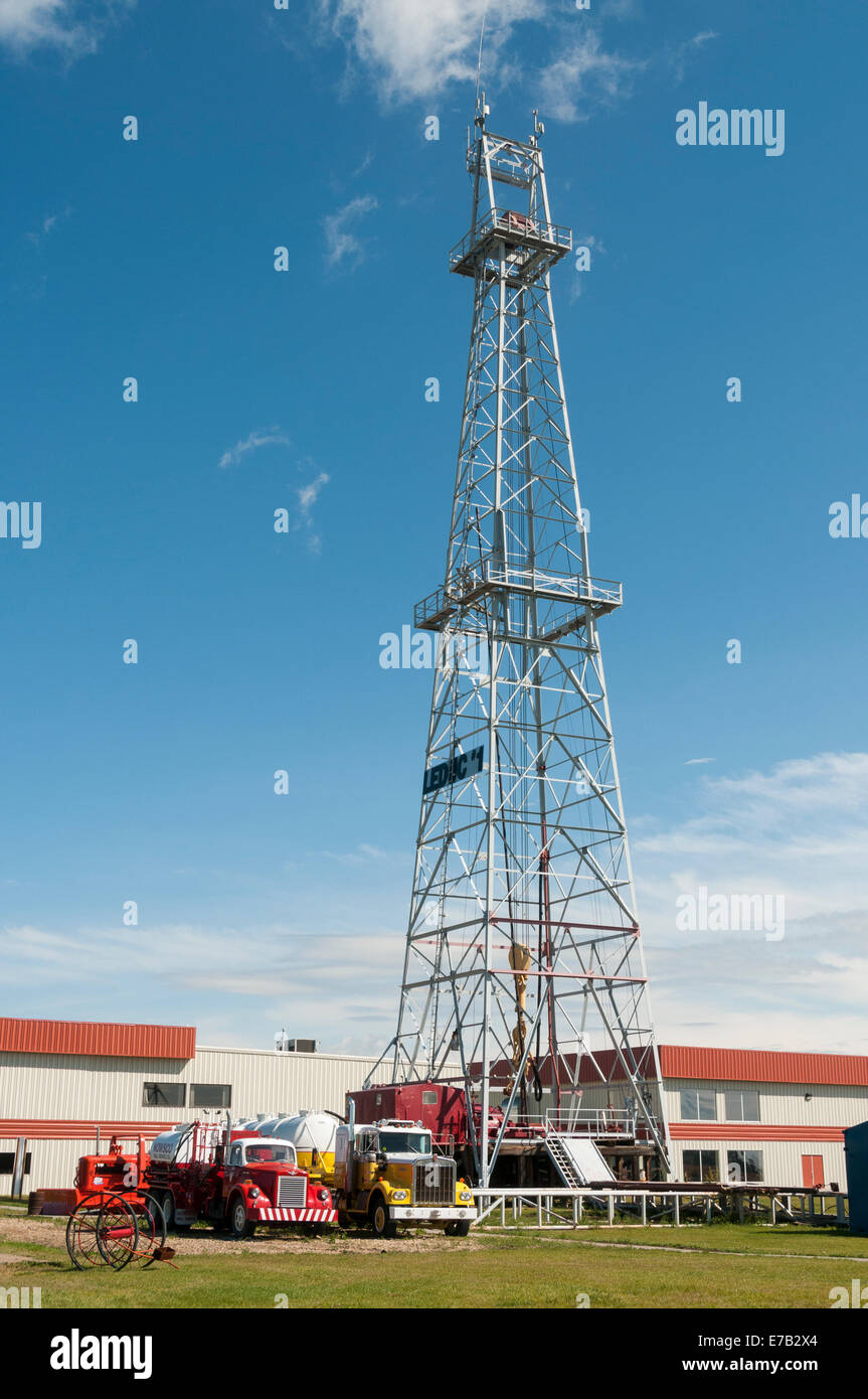 Elk203-5489v Canada, Alberta, Devon, Canadian Petroleum Discovery ...