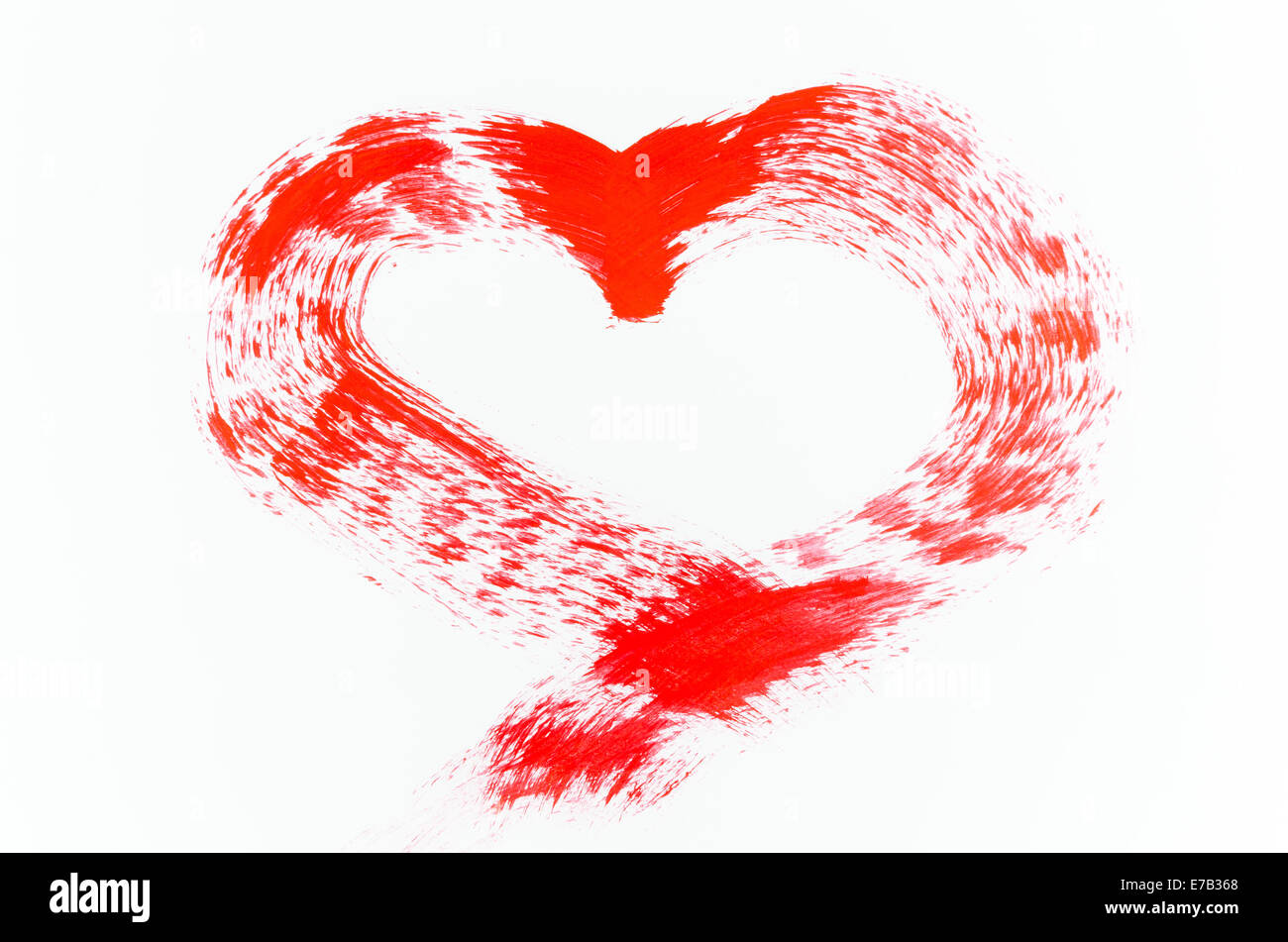A red heart isolated Stock Photo - Alamy