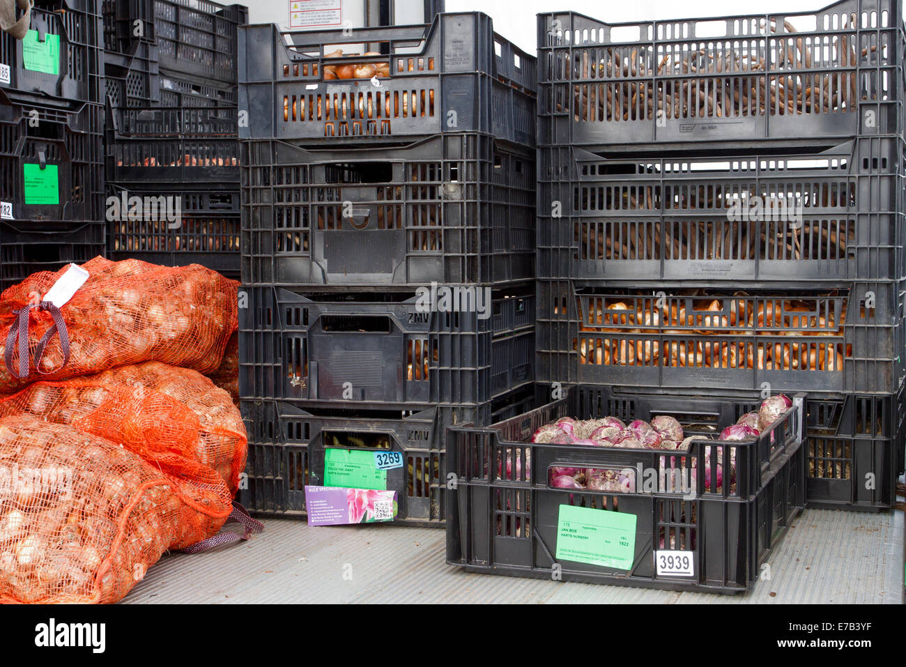 Sacks of flower bulbs hi-res stock photography and images - Alamy