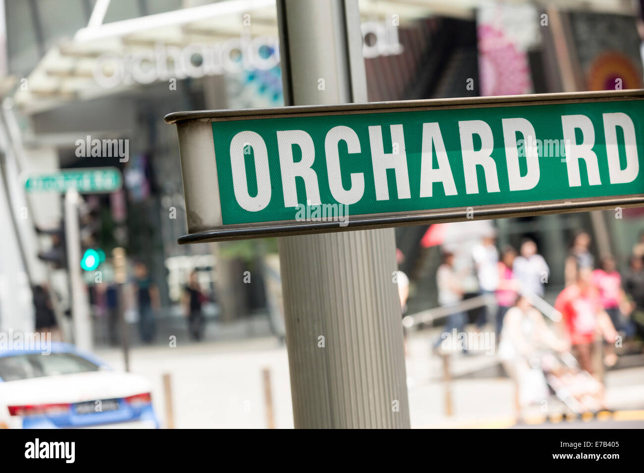 Orchard road street sign singapore hi-res stock photography and images ...